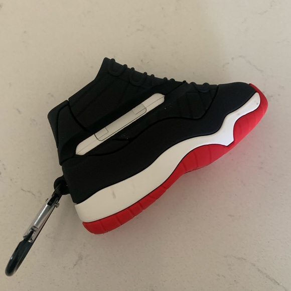 Headphones | Airpod Pro Case Air Jordan Inspired Black And Red | Poshmark